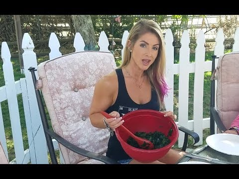 She cooked what??? The Crouch Ranch prepares Broccoli Greens from the ...