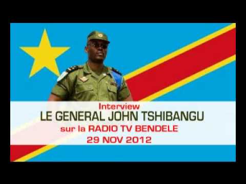 INTERVIEW: LE GENERAL JOHN TSHIBANGU SUR LA RADIO TV BENDELE - 29 NOV 2012 - YouTube