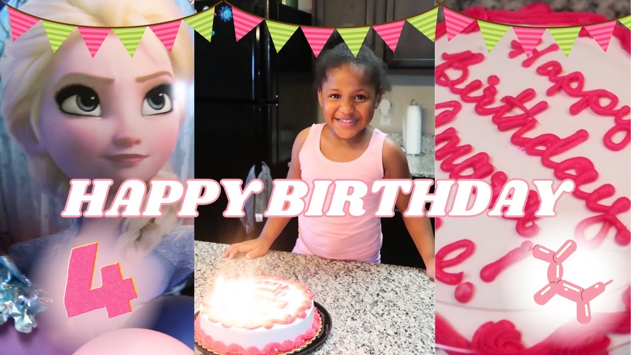 Happy 4th Birthday Amara Rose! - YouTube