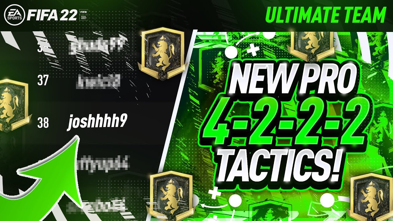 FIFA 22 - INSANE PRO PLAYER (4222) CUSTOM TACTICS + PLAYER INSTRUCTIONS ...