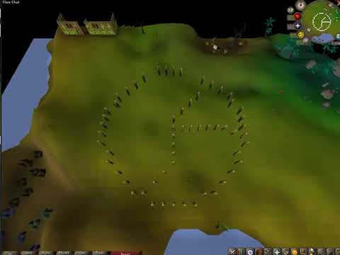 Real time clock using dozens of OSRS accounts. - YouTube