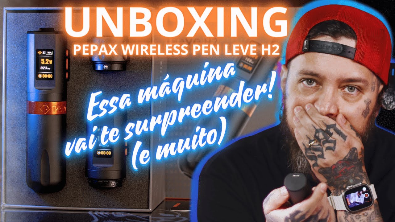 Unboxing PEPAX Tattoo Machine Leve H2 4,2 mm PT-BR [4K] - YouTube
