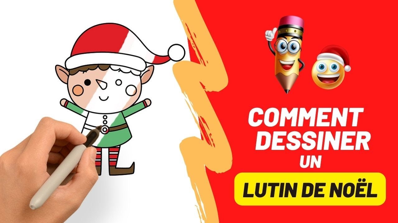 lutin de noel | Comment dessiner un Lutin de Noël | lutin de noel ...