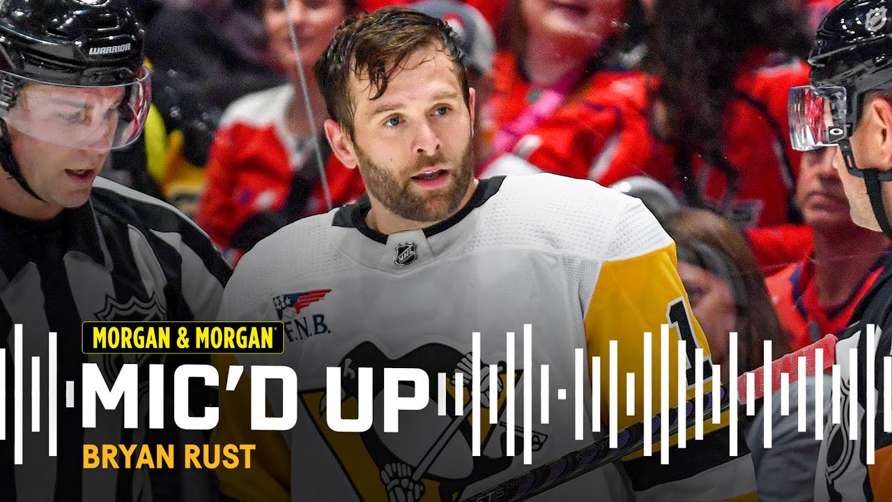 Bryan Rust: Mic'd Up in Detroit | Pittsburgh Penguins - YouTube