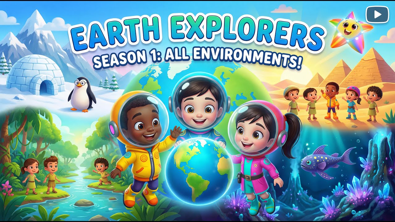 🚀 Volcanoes, Jungles & Lost Atlantis! GoGoSpace Kids Explore Earth ...