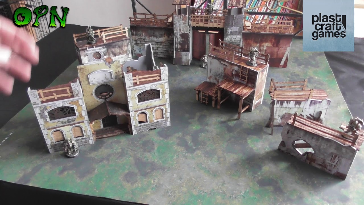 plast craft games malifaux scenery review - YouTube