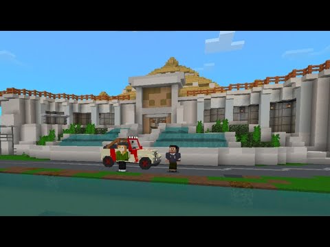 Jurassic Park in Minecraft - progress Update 3. Dinosaurs paddock. etc ...