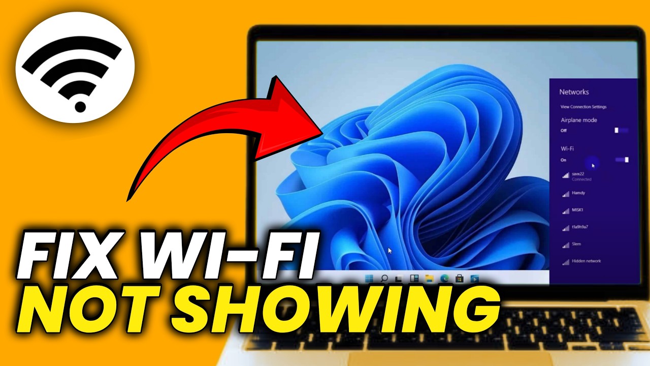 Fix Wi Fi Network Not Showing on Laptop or PC with Easy Steps to Access ...