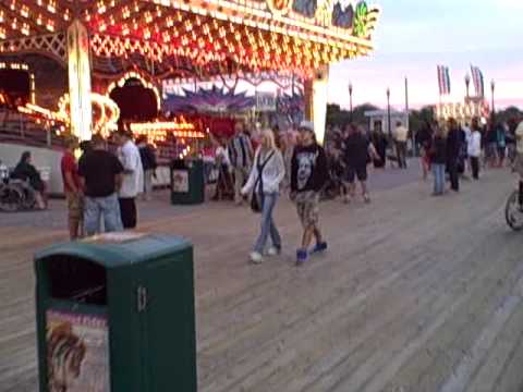 Jenkinson's Beach Amusement Park at Pt. Pleasant Beach, NJ - YouTube