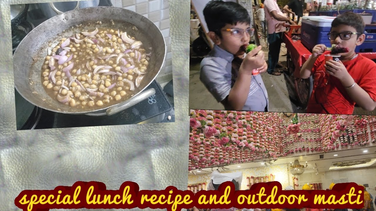 special 15 min lunch recipe Amritsari pindi choley and special surprise ...