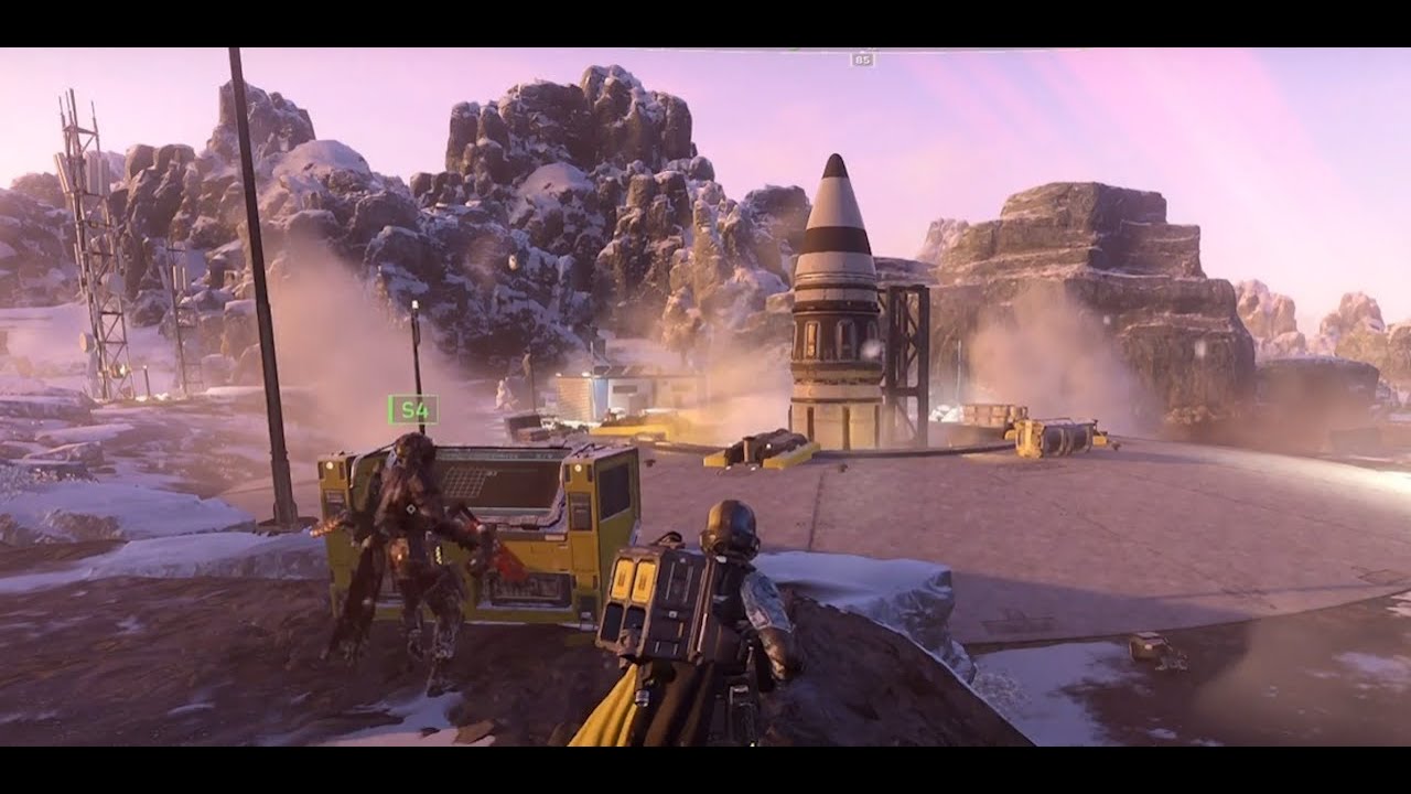 HELLDIVER Combat Footage [] ICBM launch on freezing Vandalon IV - YouTube