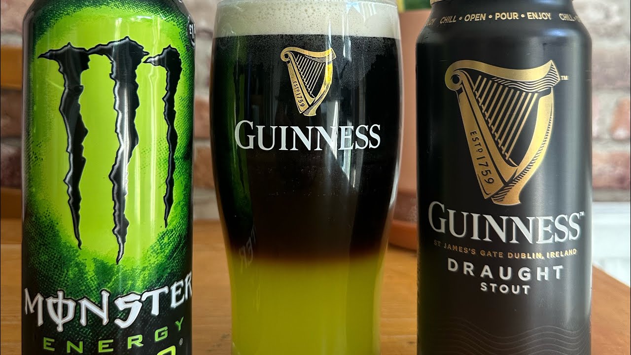 The Gonster (Guinness & Monster Energy Cocktail) - YouTube