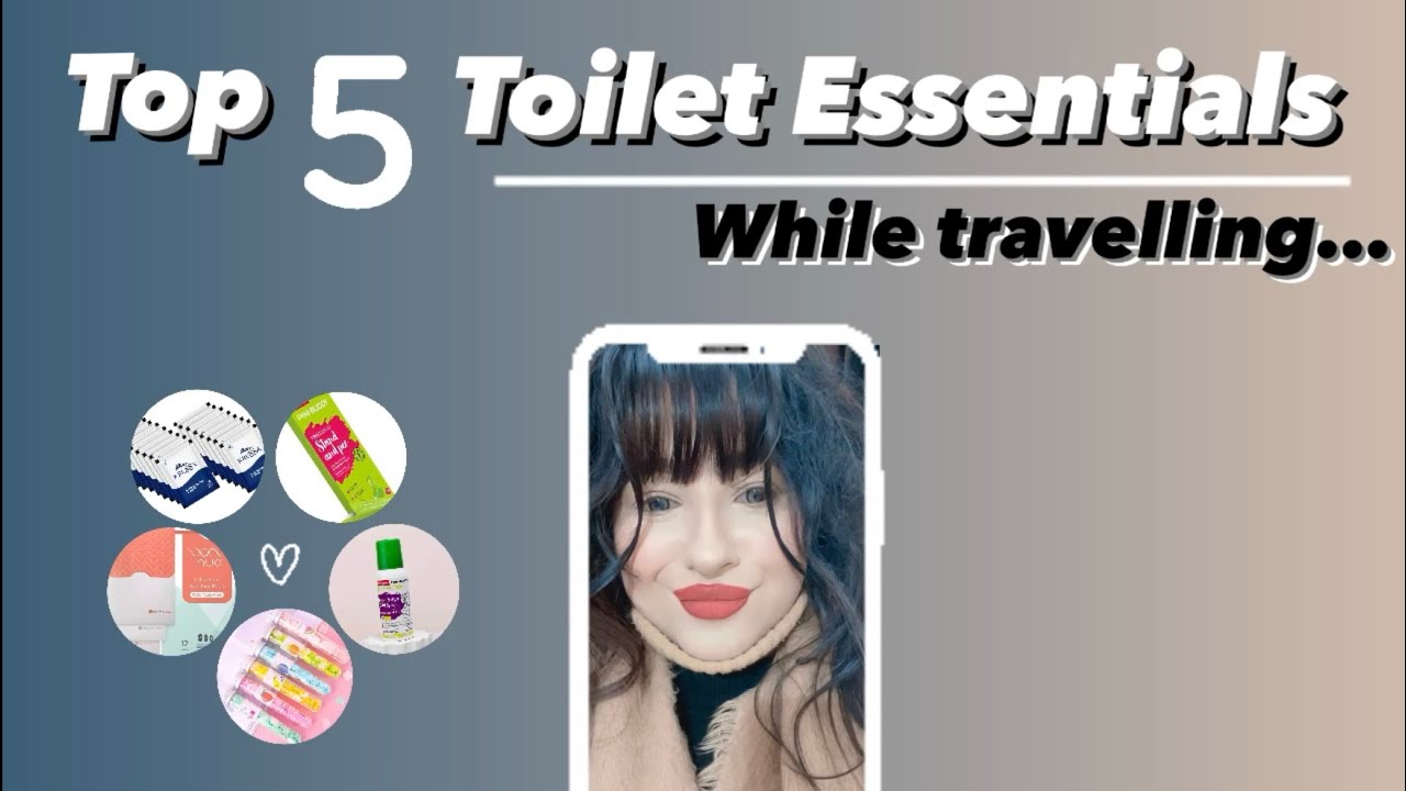 Top 5 toilet essentials !😍 | Travel essentials | Must have toilet ...