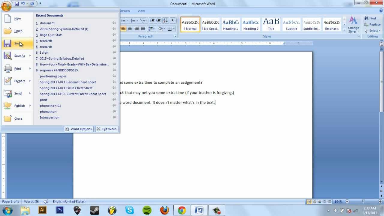 Get An Extension On School Papers (Easy) - YouTube