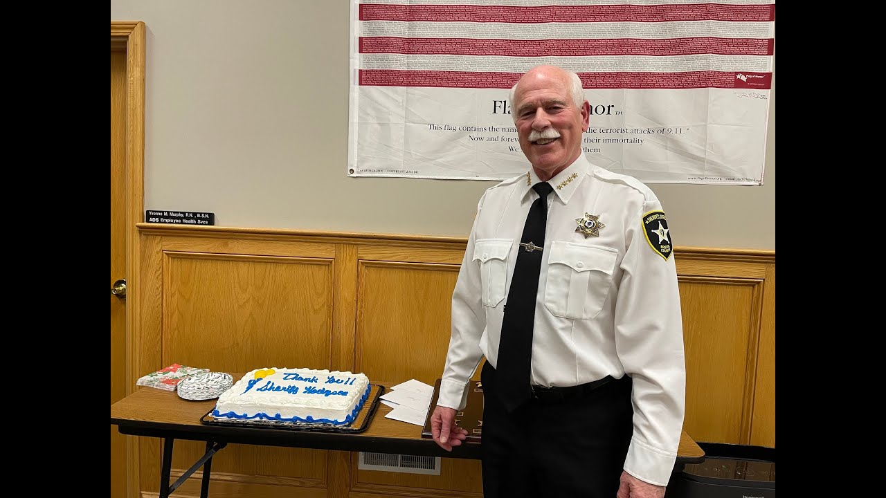Sheriff Thomas M. Hodgson Bids Farewell After 25 Years: Jan. 3, 2023 ...