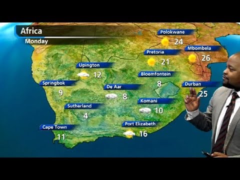SA #Weather forecast | 01 July 2018 - YouTube