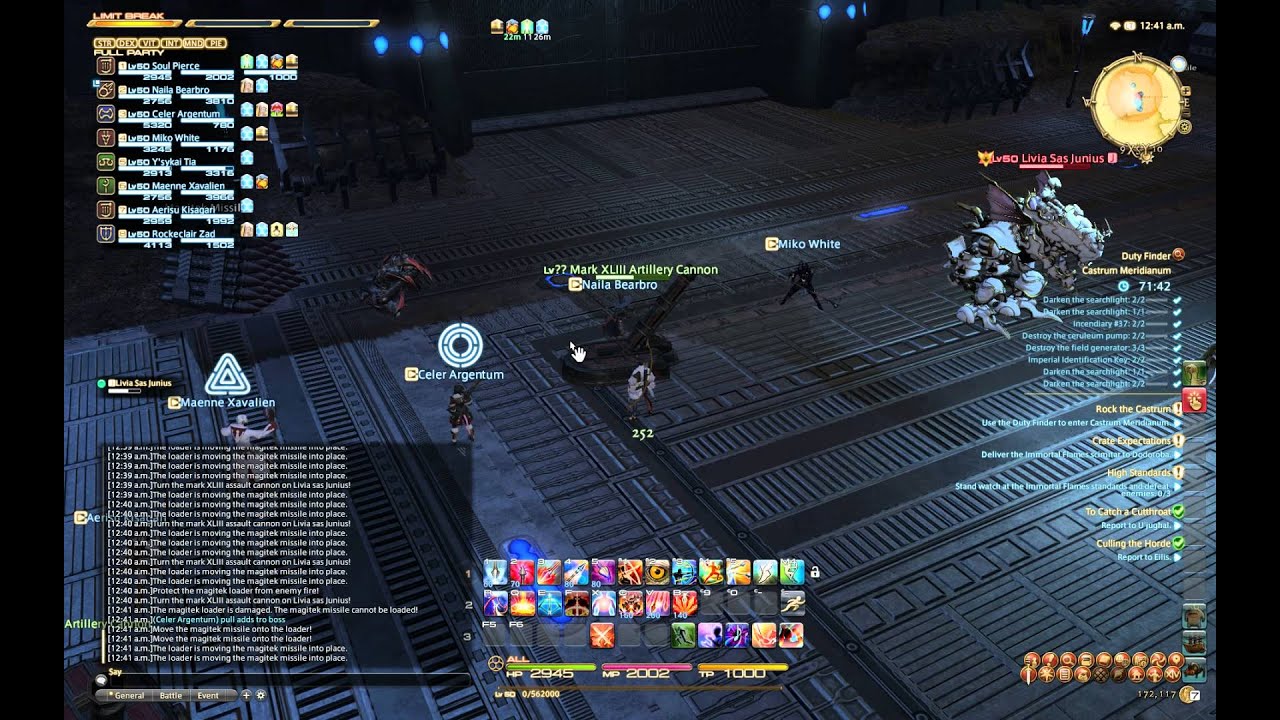 FFXIV:ARR - Castrum Meridianum dungeon boss 3 "Livia Sas Junius" part 1 ...