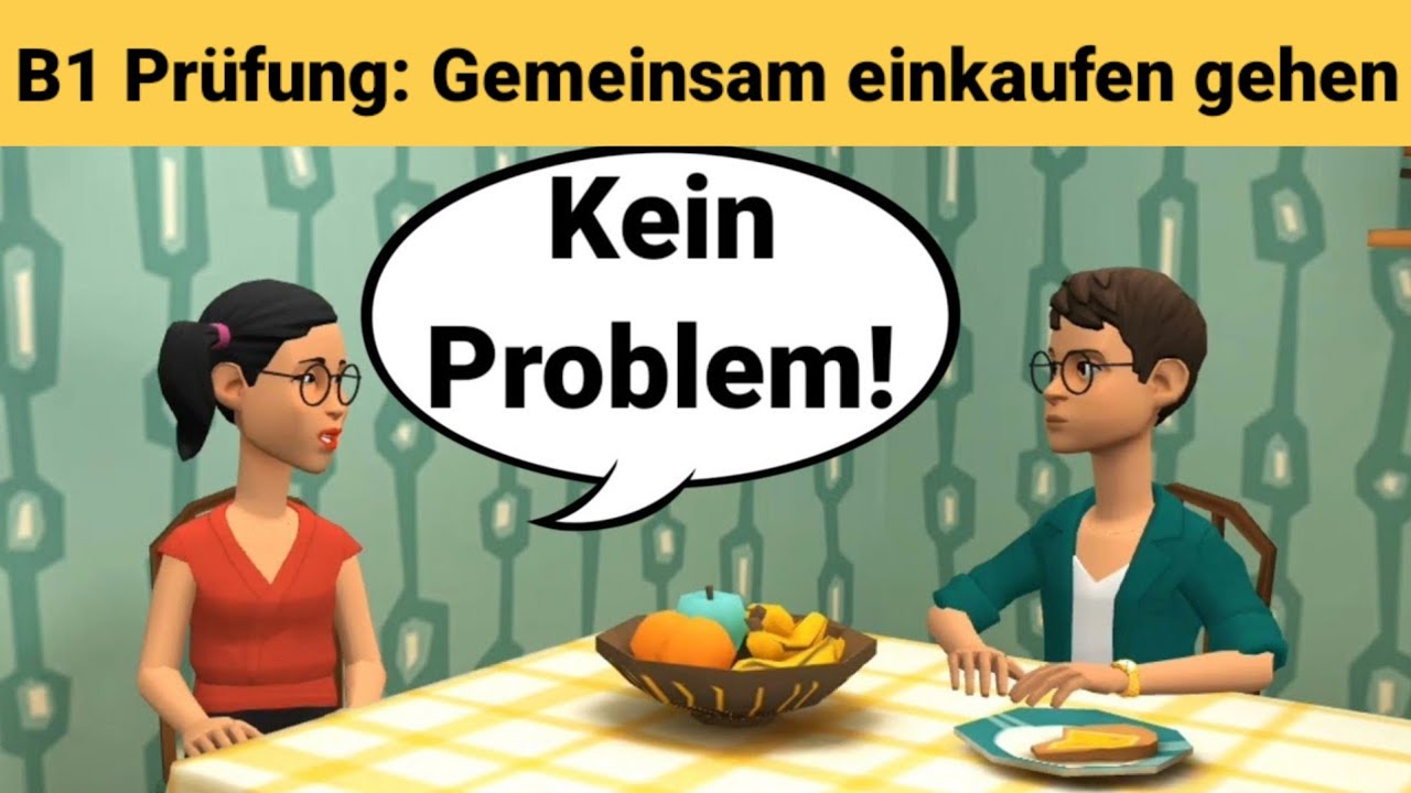 Mündliche Prüfung Deutsch B1 | Gemeinsam etwas planen/Dialog |sprechen ...