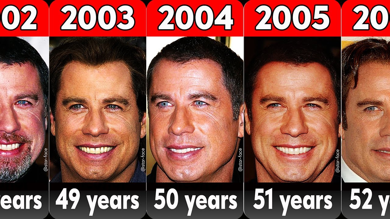 JOHN TRAVOLTA FROM 1980 TO 2023 - YouTube