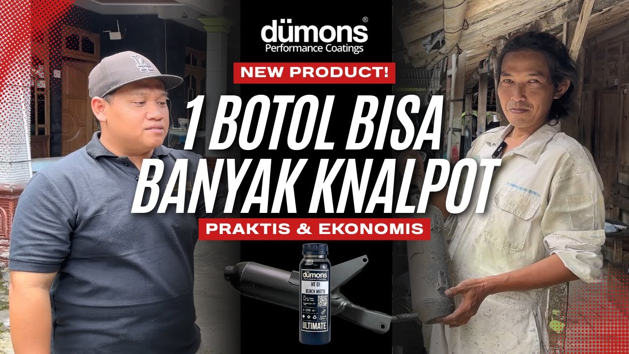 CAT KNALPOT 1 BOTOL BISA BUAT BERAPA KNALPOT? - dumons HI TEMP Cat ...