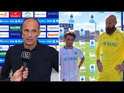 FIORENTINA NAPOLI 1-1, intervista ALLEGRI Dobbiamo essere arrabbiati