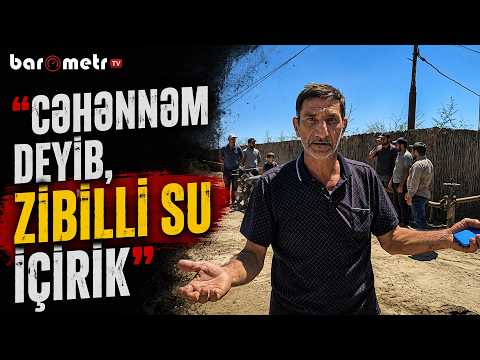 ƏKİNƏ, HEYVANA, İÇMƏYƏ SU TAPMIRIQ!!! | Salyanda Su Qurğuları Niyə İşləmir? | Barometr TV