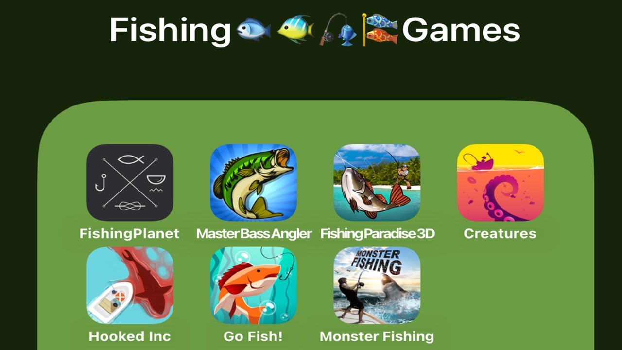 Monster Fishing,Go Fish,Hooked Inc,Creatures of the Deep,Fishing ...