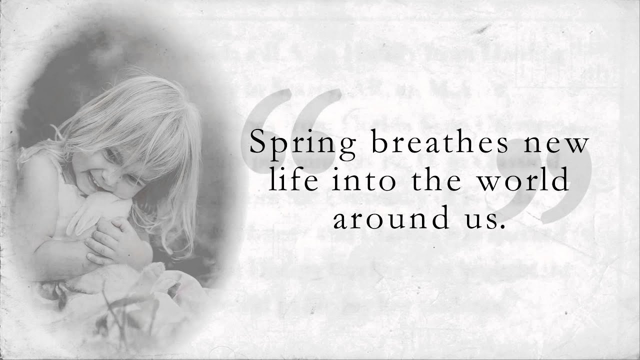 Spring Breathes Life Slide Style for ProShow - YouTube