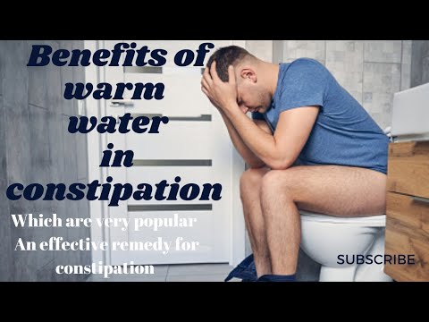 Benefits of warm water in constipation | constipation | - YouTube