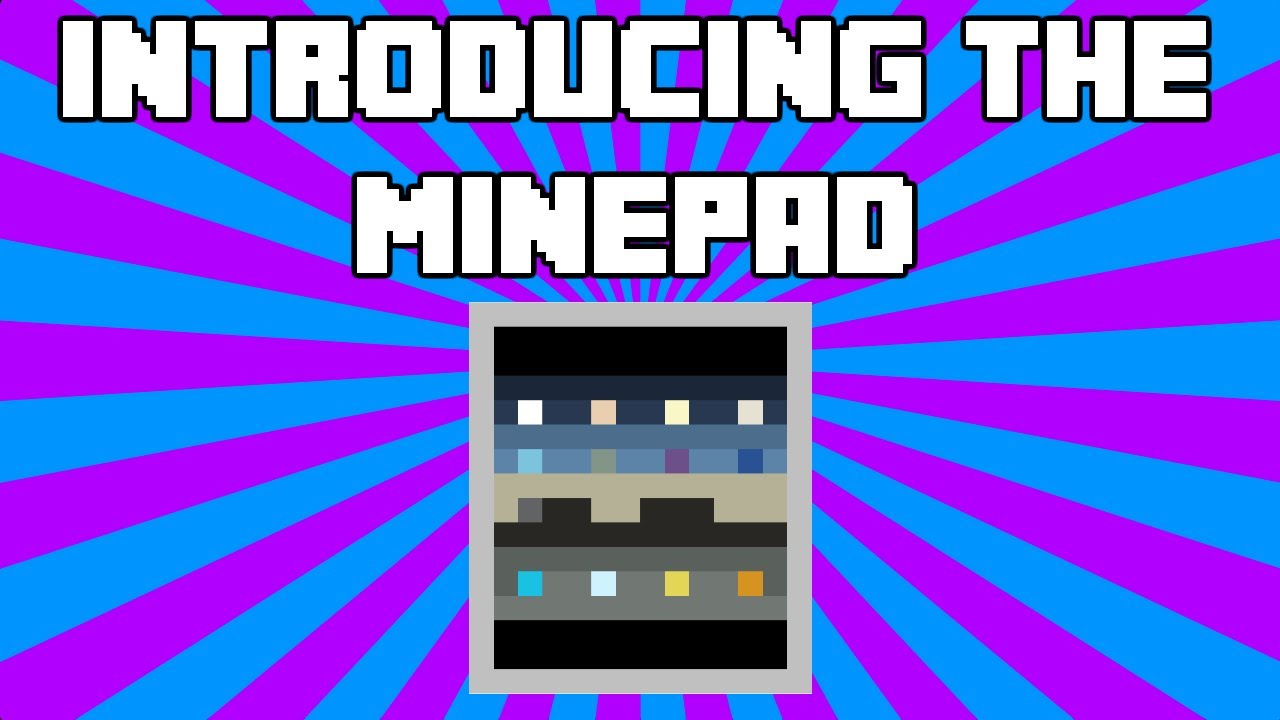 Introducing the MinePad (Minecraft Machinima) - YouTube