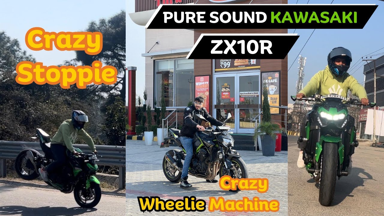 Riding the #kawasaki Z900cc 2022 | Wheelies on Z900 cc | Z900 Par ...