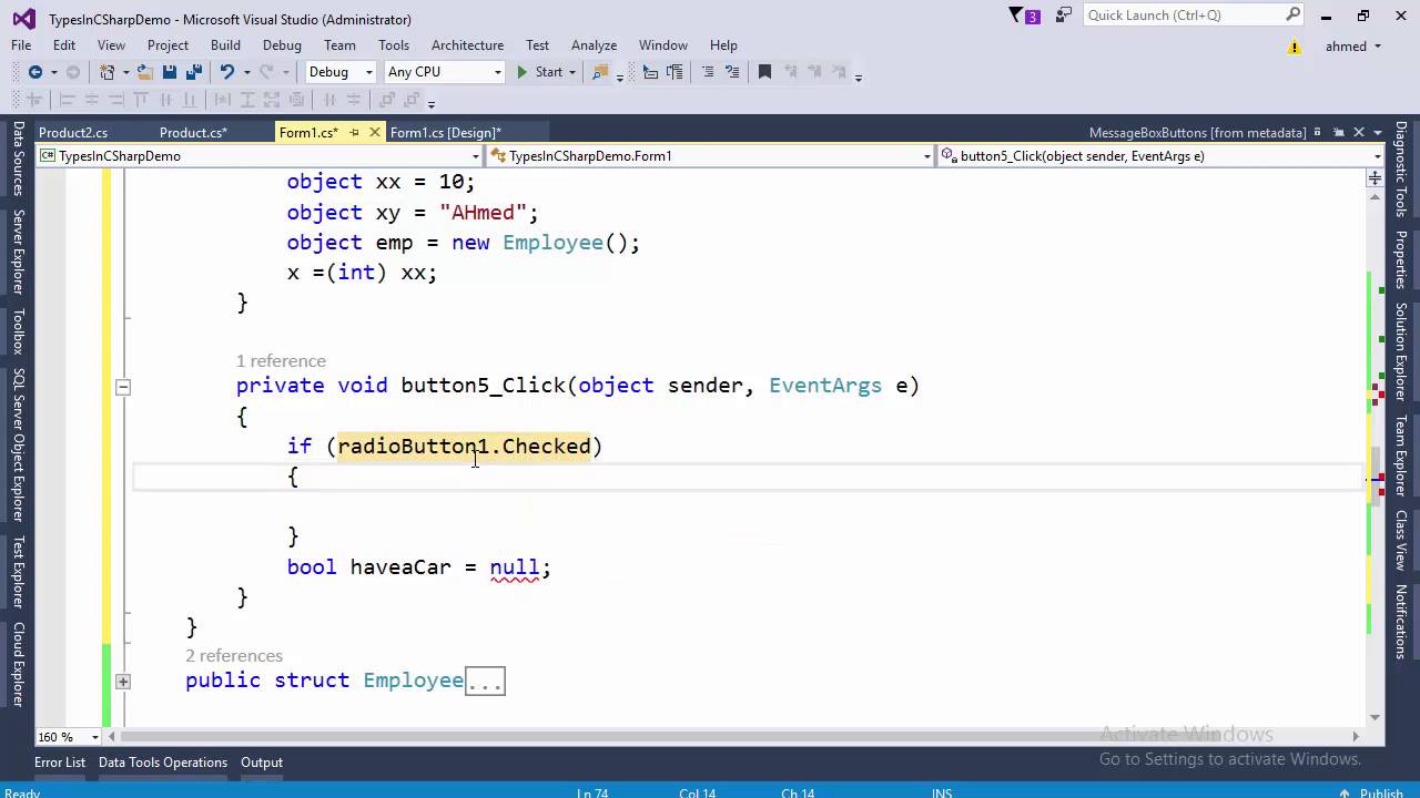 24 Nullable Types in CSharp (Arabic) - YouTube