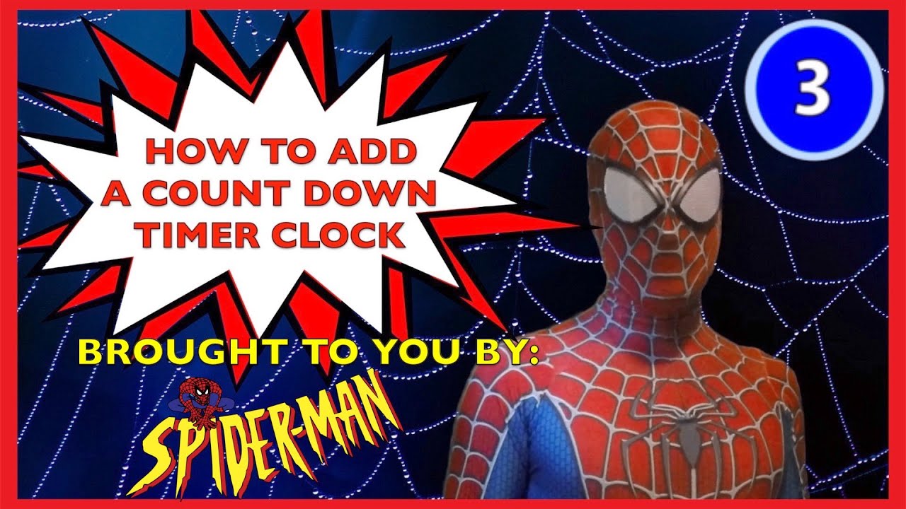 How to ADD a COUNT DOWN TIMER / CLOCK to Your VIDEO - YouTube