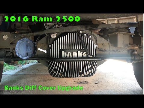 2016 Ram 2500 Banks Rear Diff Cover Upgrade With Temp Sensor Install @bankspower @AMSOILinc