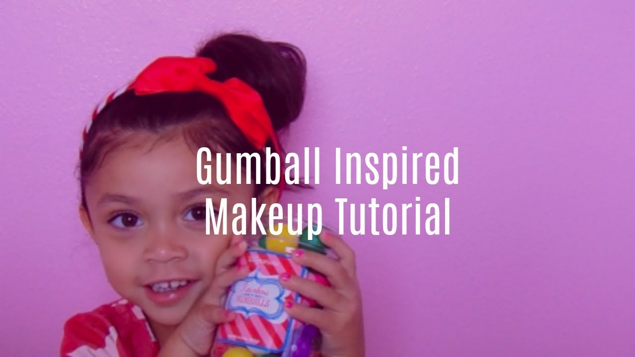 Gumball Inspired Makeup Tutorial - YouTube