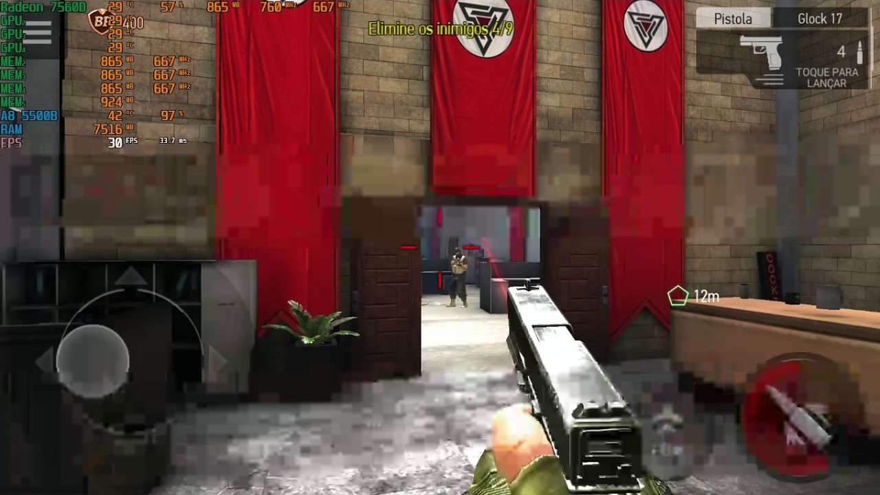 TESTE DE FPS NO FZ9: TIMESHIFT - LEGACY OF THE COLD WAR (EMULADOR ...