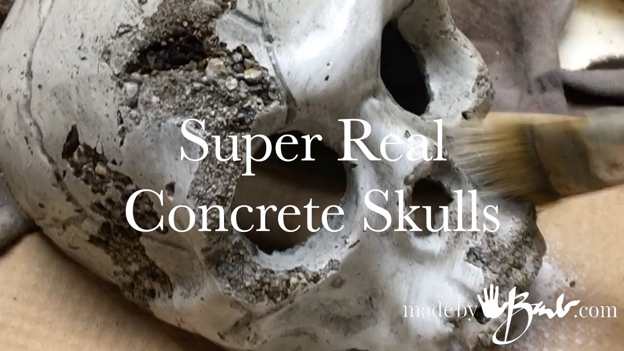 Super Real Concrete Skulls - Amazingly detailed skulls - YouTube