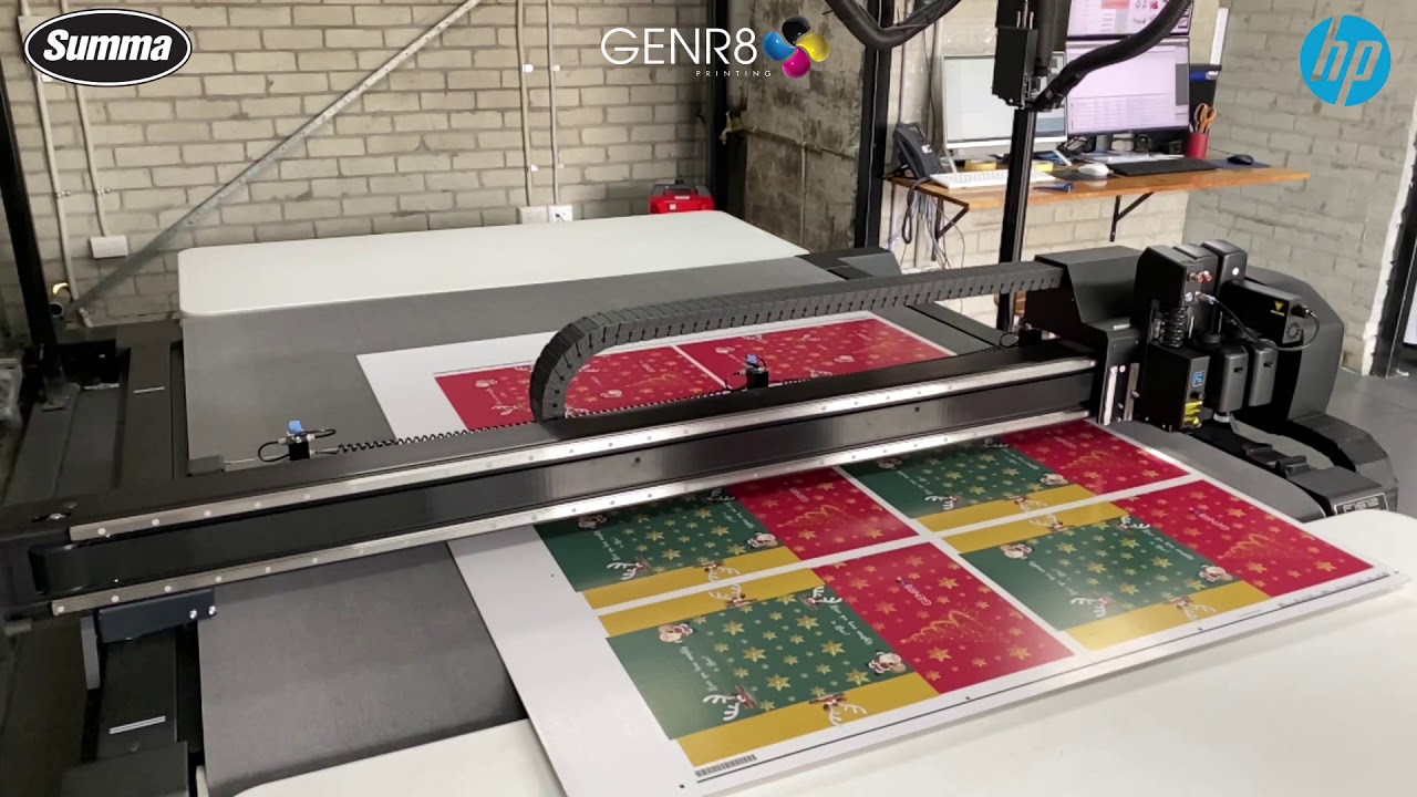 Mailer Boxes - HP Latex R1000 / Summa F1612 - YouTube