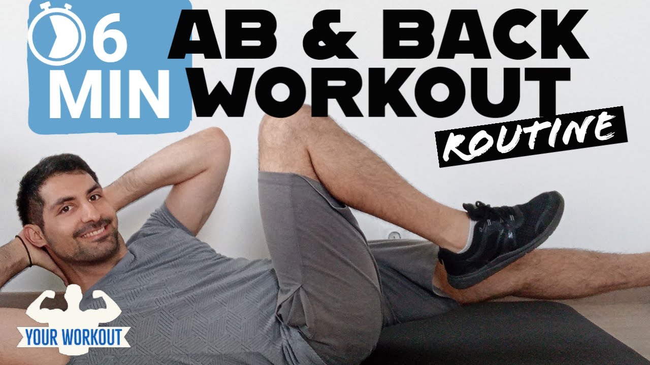 ULTIMATE AB and BACK Workout for a STRONG Core | NO REPEATS | NO ...