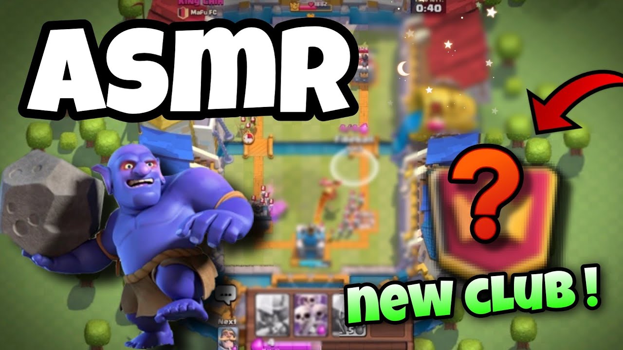 ASMR- Nouveau Clan Sur Clash Royale + Games Chuchotées ! 👑💤 - YouTube