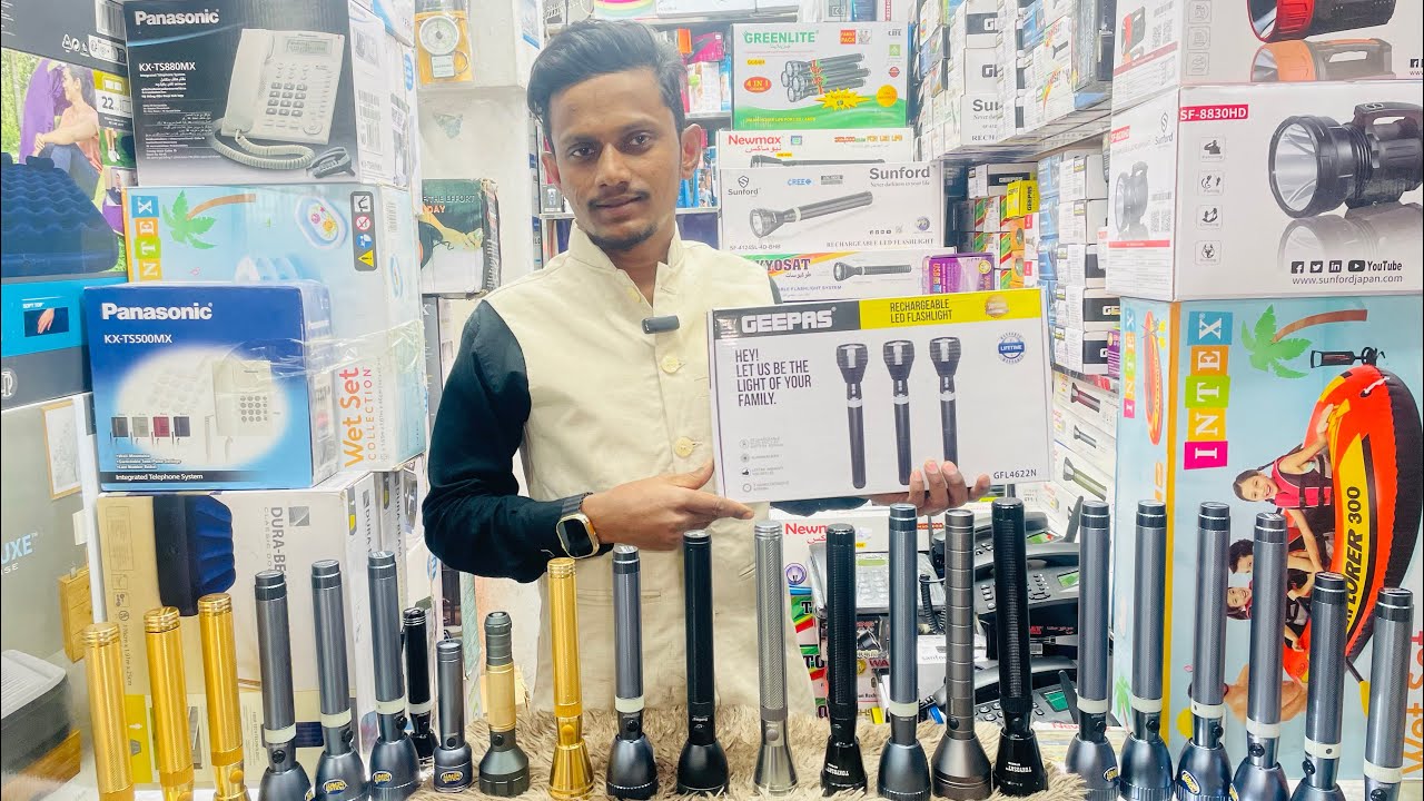 Geepas লেটেস্ট মডেলের টর্চ লাইট প্রাইস ২০২৪ |Geepas torch light ...