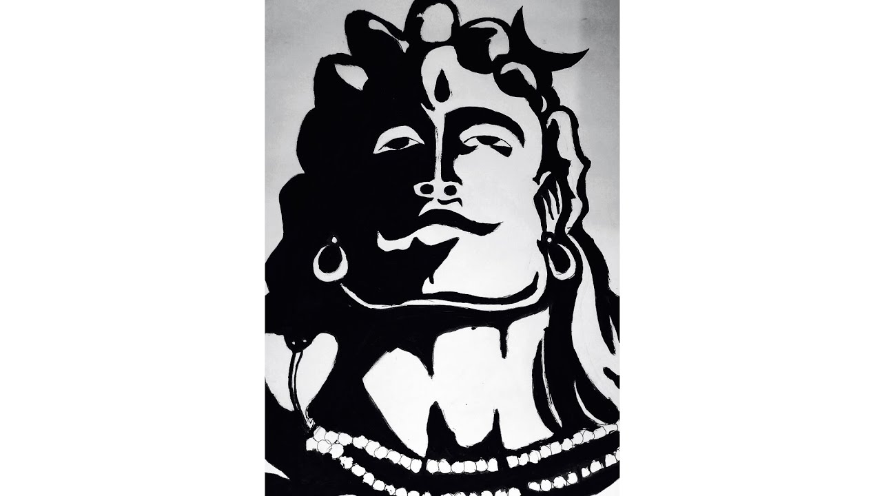 Adiyogi Art Drawings Simple Sketch Adiyogi Shiva Easy Sketch - YouTube