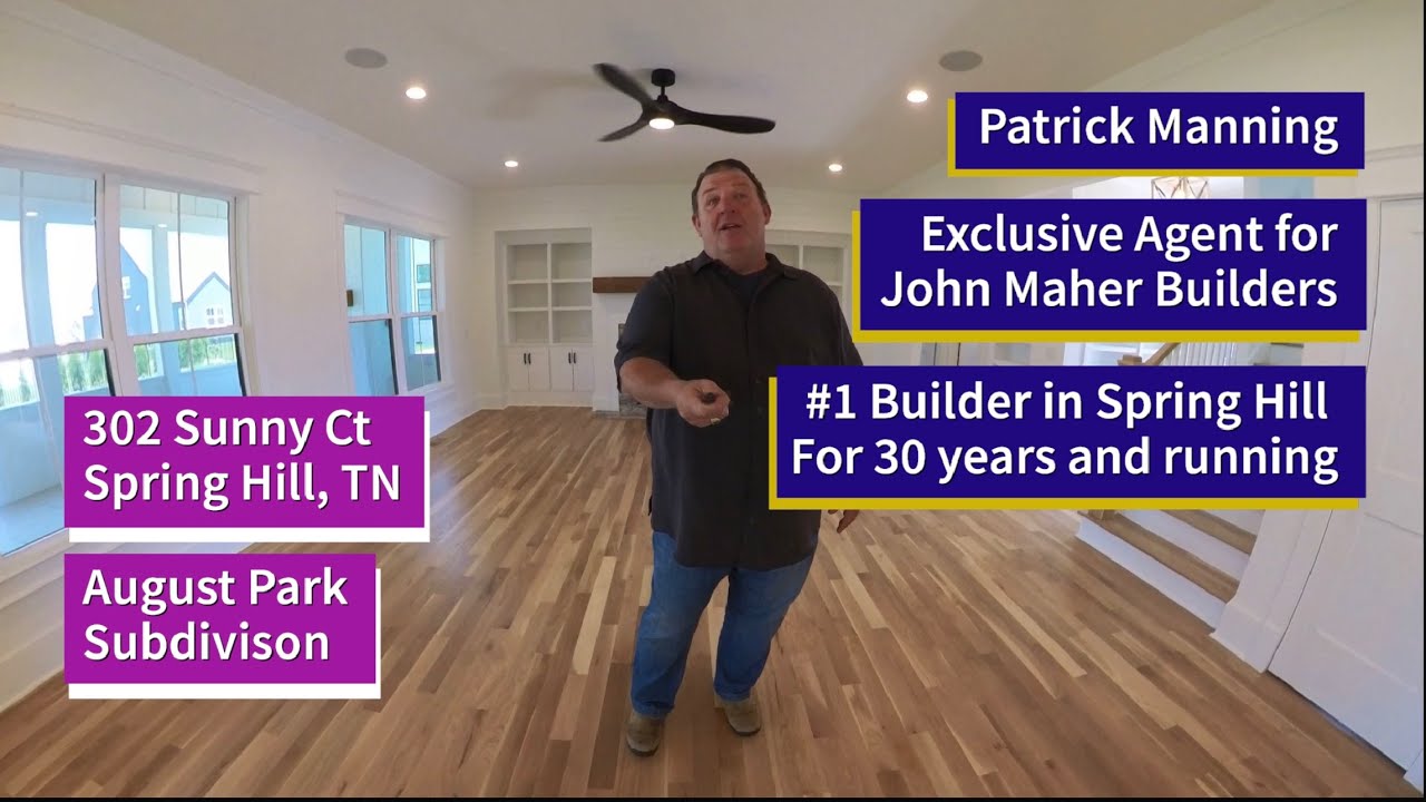 Best place to live in Middle Tennessee | August Park in Spring Hill by John Maher Builders - YouTube