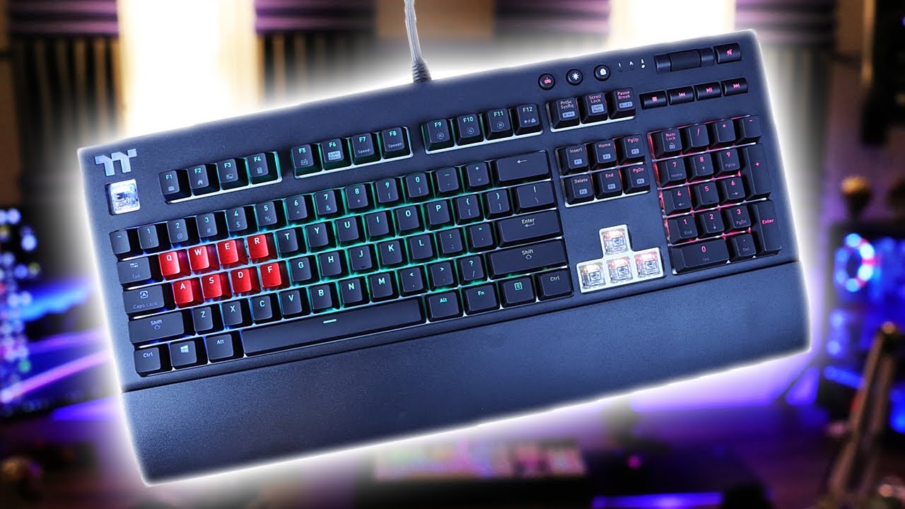 Thermaltake Tt Premium X1 RGB Keyboard Review - YouTube