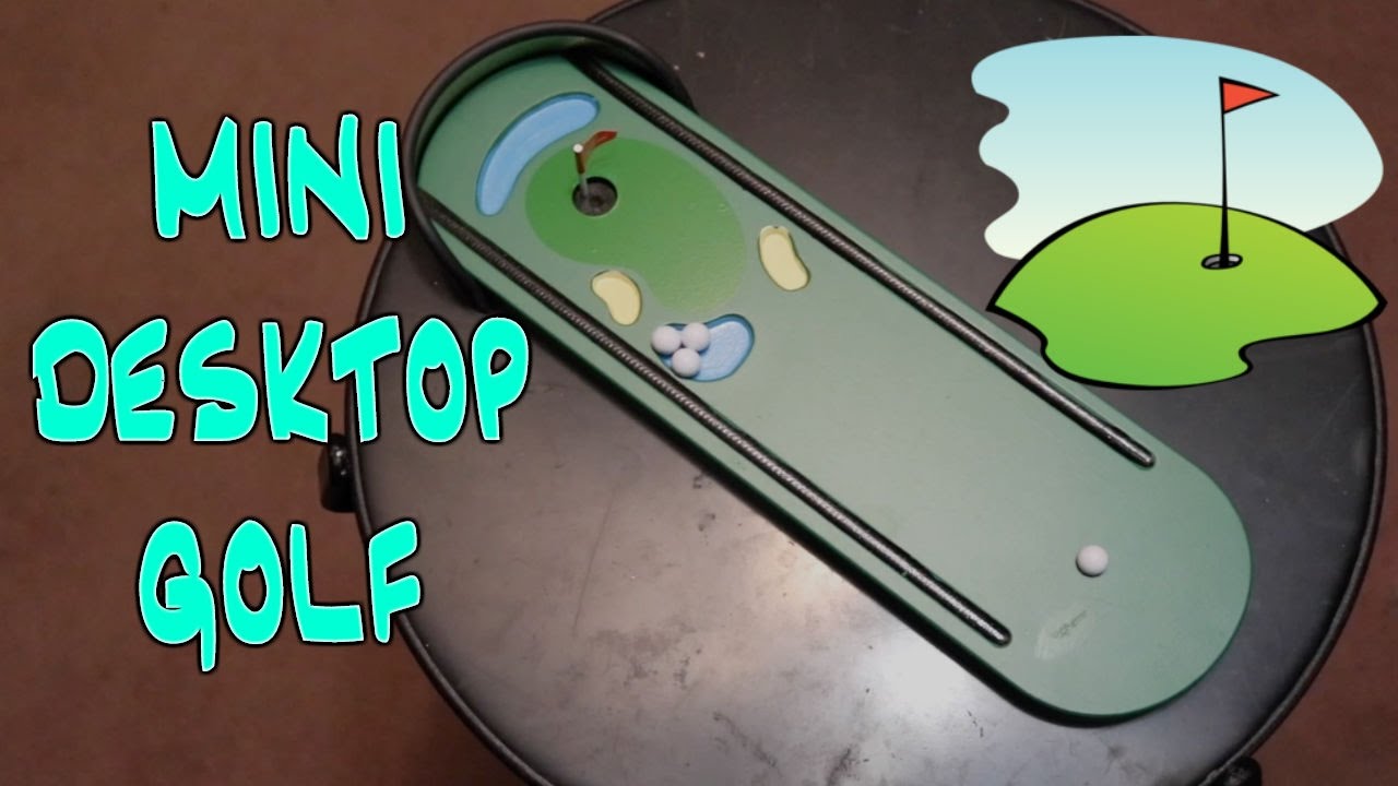 Mini Desktop Golf! - YouTube