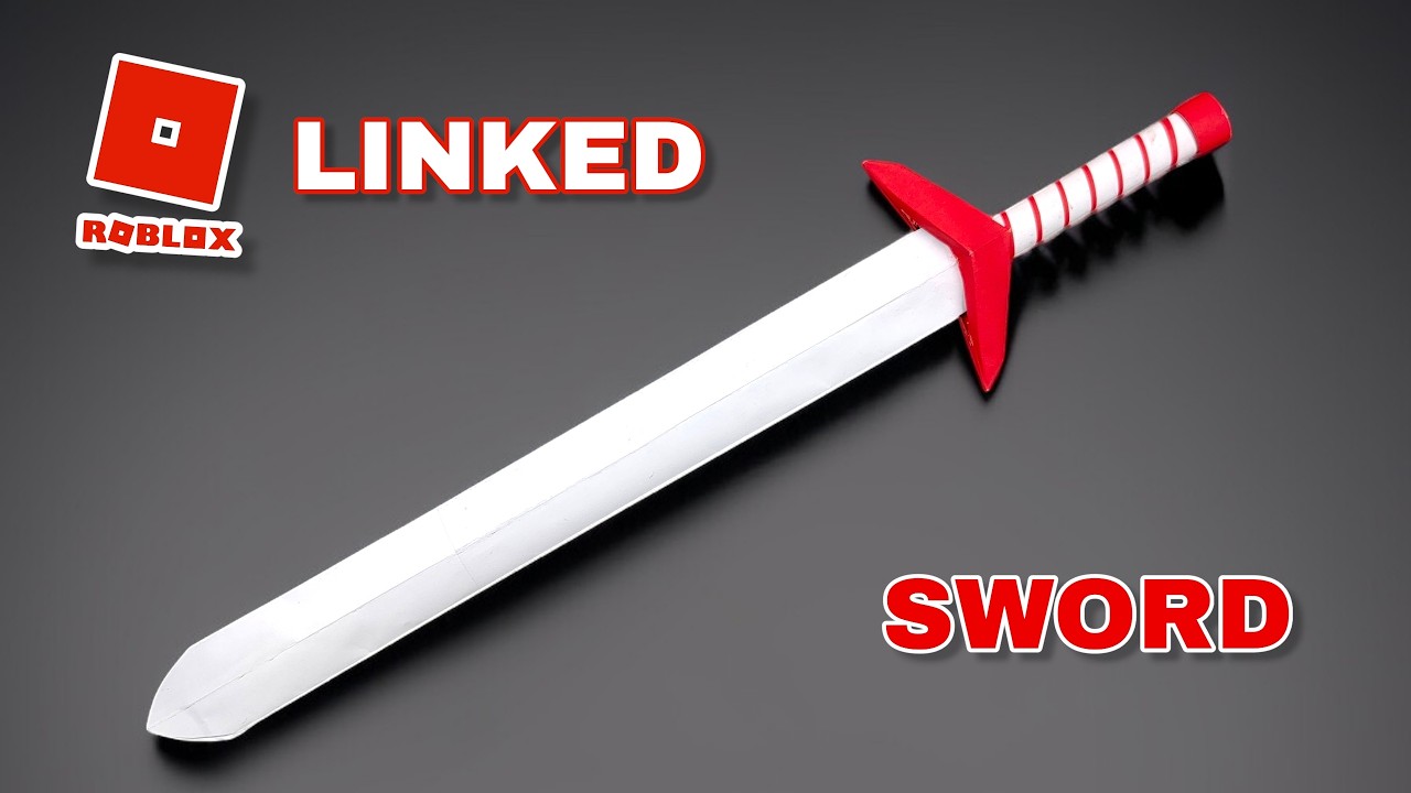 How to Make Roblox Linked Sword With Paper | DIY Roblox Weapon | - YouTube