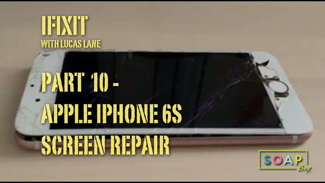 iFIXit Part 10 - iPhone 6s Screen Repair - YouTube