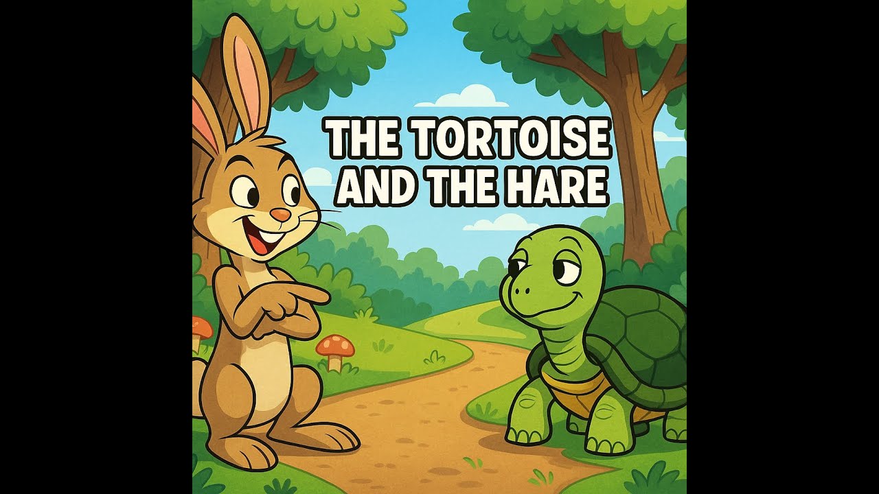 Tortoise vs Hare 🐢🐇 | Animated Moral Story for Kids | Who Wins the Race ...