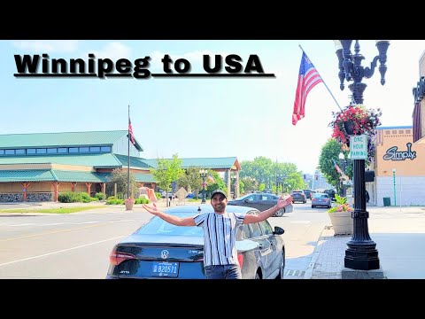 Winnipeg to USA || One Day Road Trip || Border Crossing - YouTube