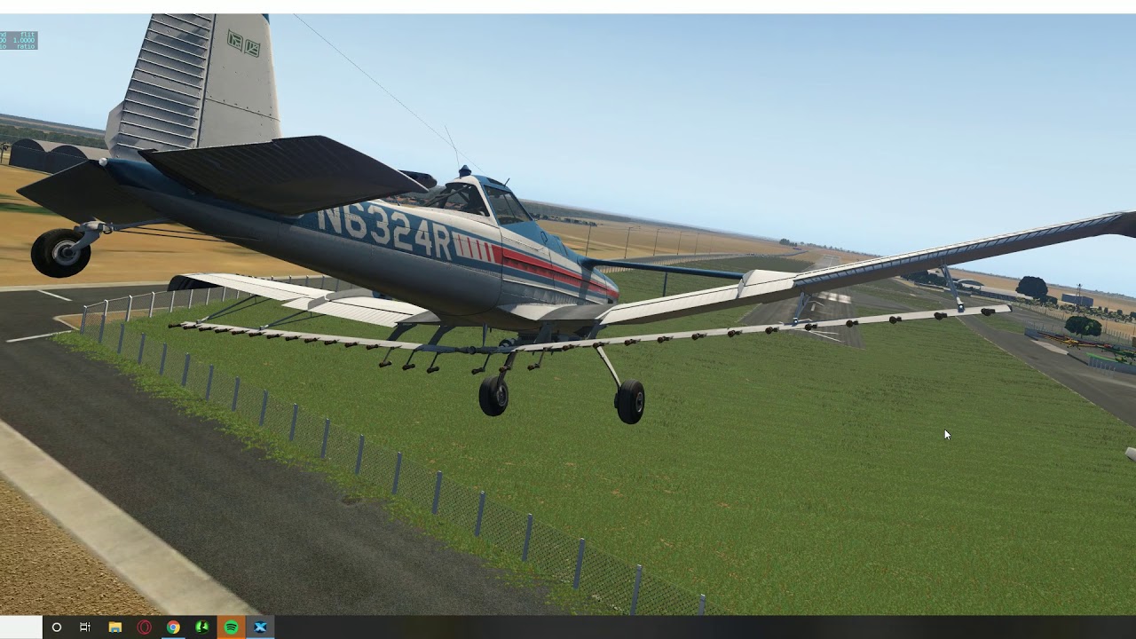 X-Plane 11 - C188 AgTruck - Pouso Primavera do leste - MT - SWPY - YouTube